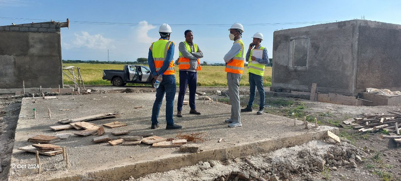 Finot Executives paid a site visit to the Adama Integrated Water Supply ...